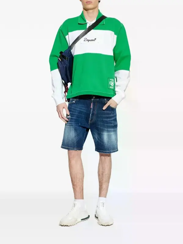 Dsquared2 College Colour-block Polo Shirt