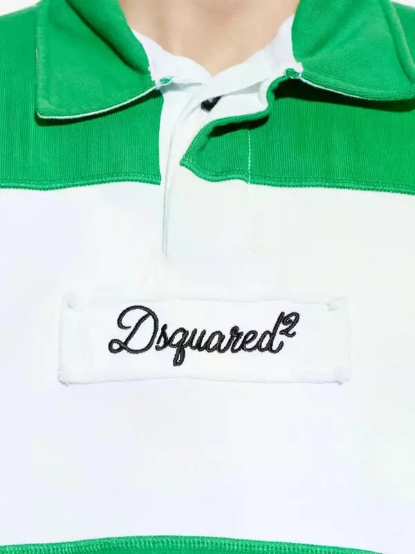 Dsquared2 College Colour-block Polo Shirt