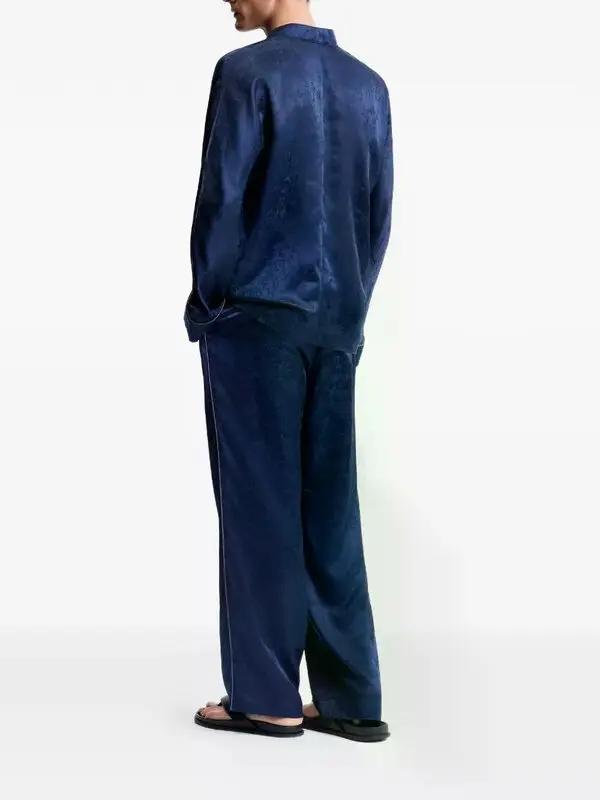 Shanghai Tang Floral Silk Pyjama Set