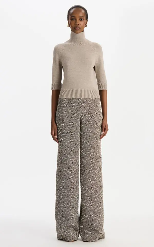 Oscar De La Renta Turtleneck Wool Sweater