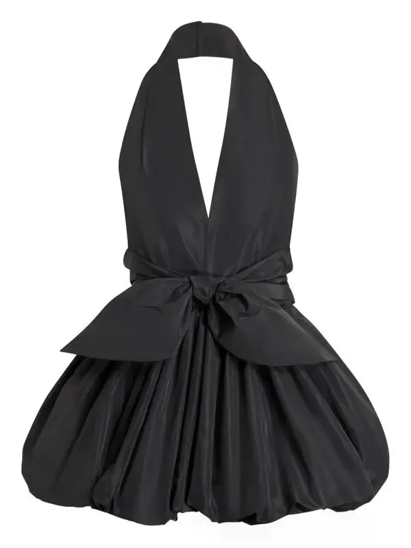 PATOU Knot Mini Dress - Black
