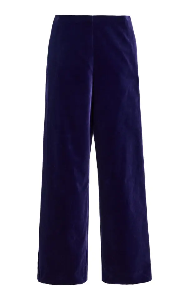 COLLEEN ALLEN Tailored Velvet Pants