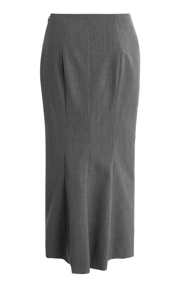 COLLEEN ALLEN Tailored Panel Midi Skirt