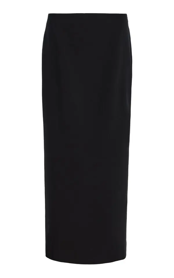 COLLEEN ALLEN Tailored Panel Midi Skirt - Black