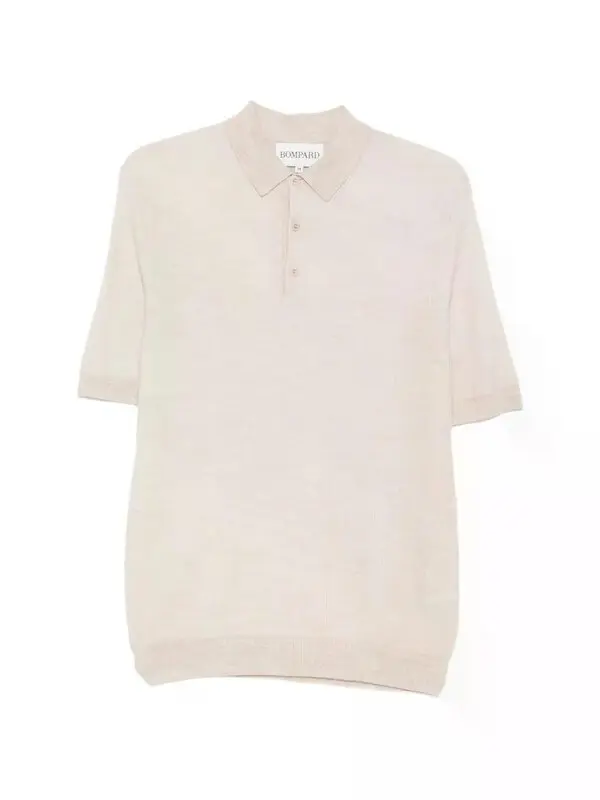 Eric Bompard Micro-stripe Polo Shirt - Neutrals