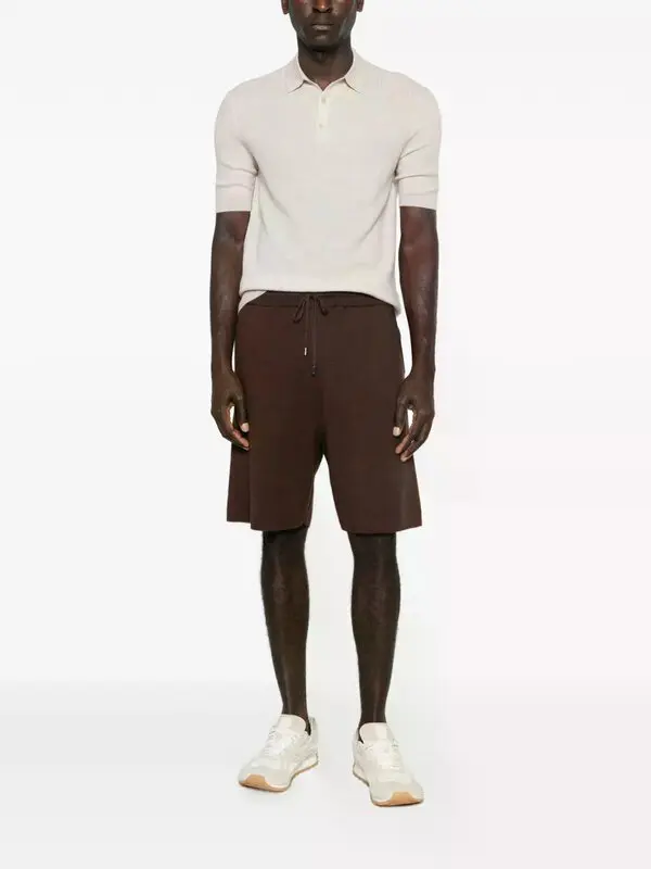 Eric Bompard Micro-stripe Polo Shirt - Neutrals