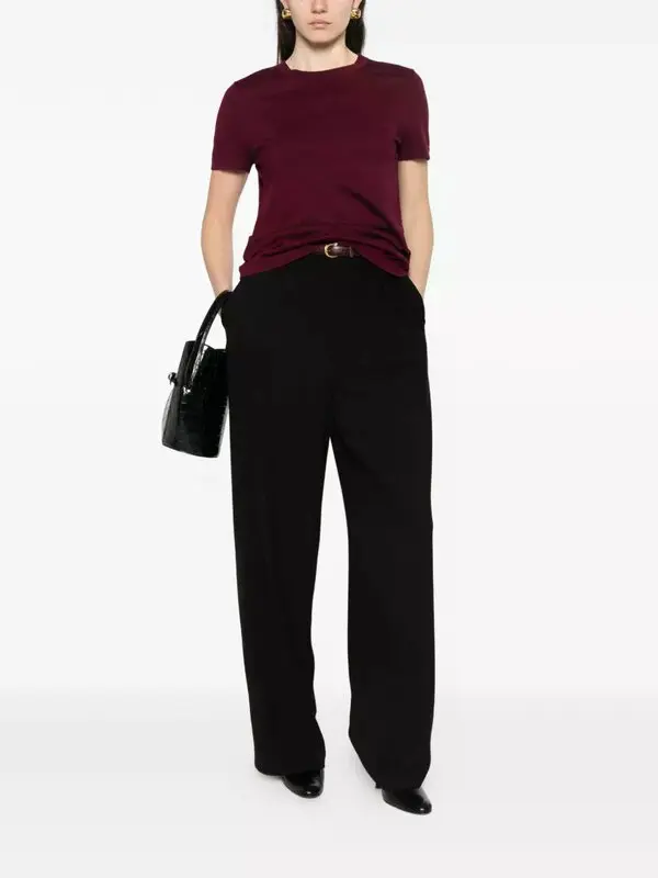 Eric Bompard Round-neck T-shirt - Red
