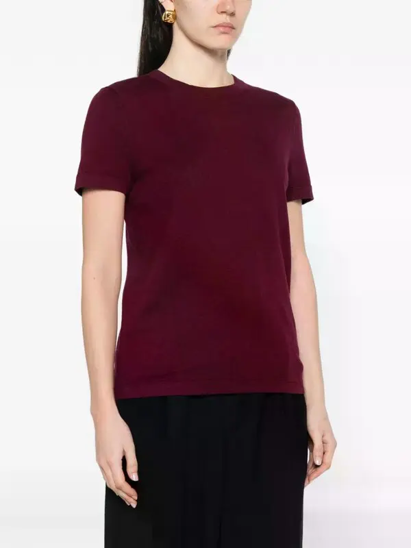 Eric Bompard Round-neck T-shirt - Red