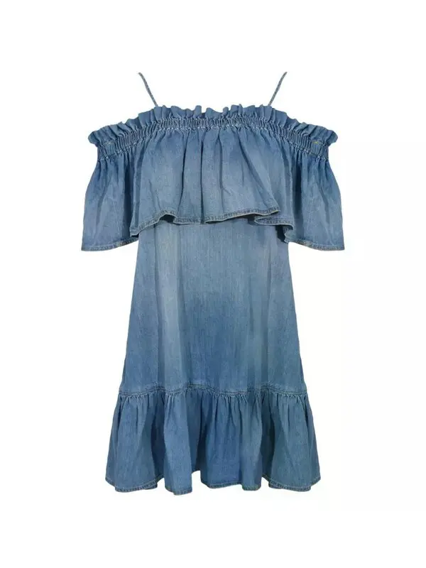 Pinko Ruffled Dress - Blue
