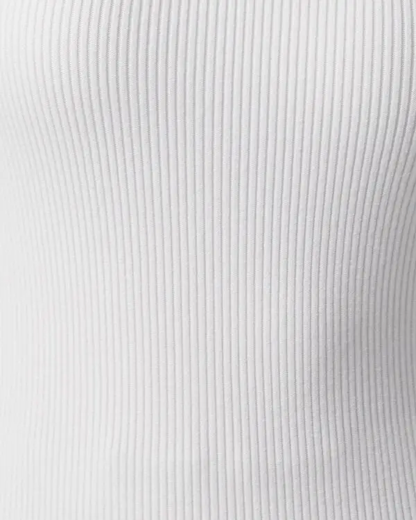 ANDIATA Griet Rib-knit Sleeveless Top - White