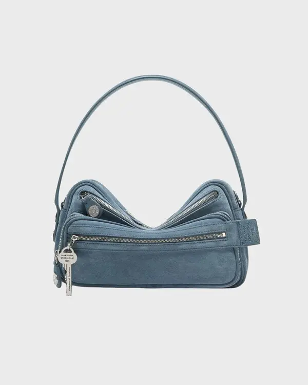Acne Studios Bag Camero Party Suede - Denim