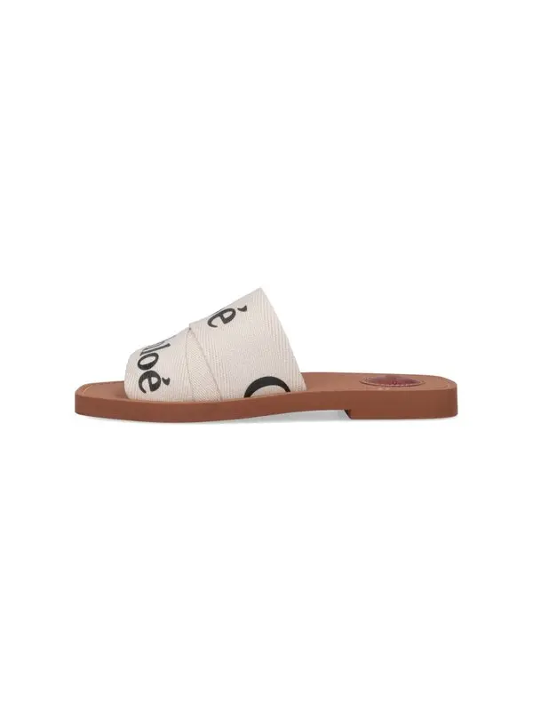 Chloé Woody' Sandals - White