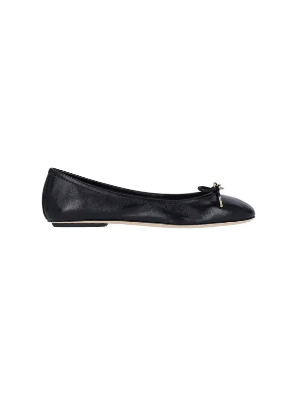 Chloé Iris' Bow Ballet Flats - Black