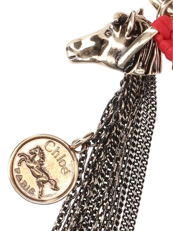 Chloé Horse" Keyring Charm