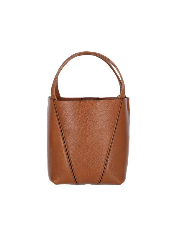 Chloé Small Spin Tote Bag - Brown