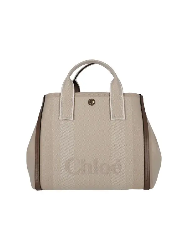 Chloé Carry' Tote Bag - Taupe