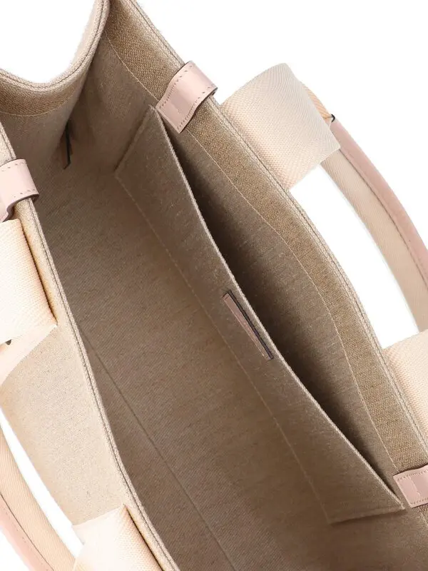 Chloé Woody Medium Tote Bag - Cream