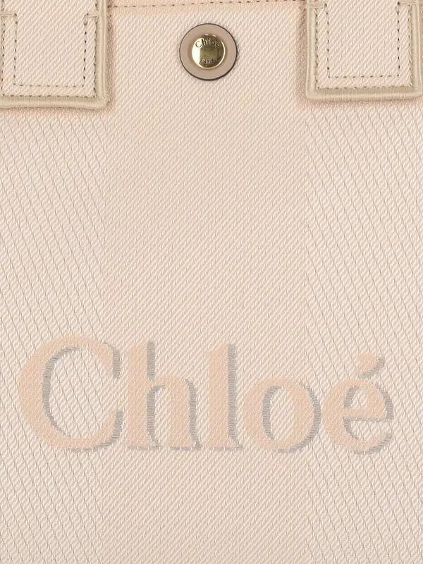 Chloé Small 'carry' Tote Bag - Cream