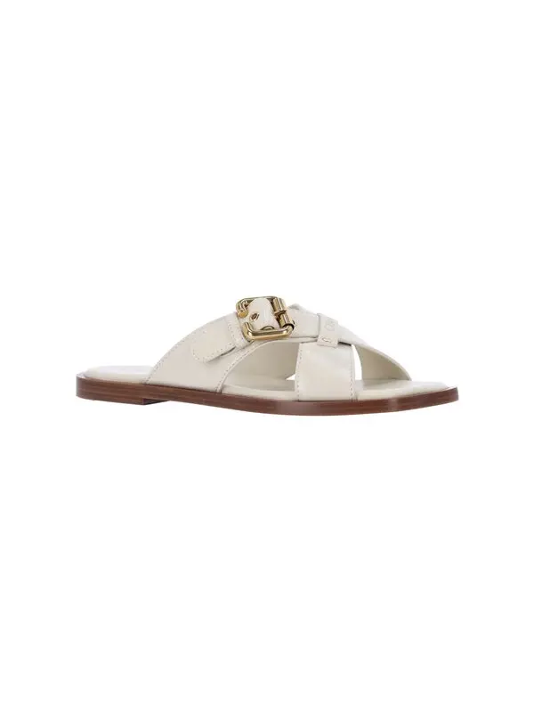 Chloé Nil' Sandals - Cream