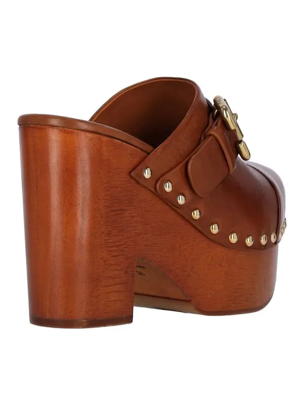 Chloé Jeannette' Wedge Mules