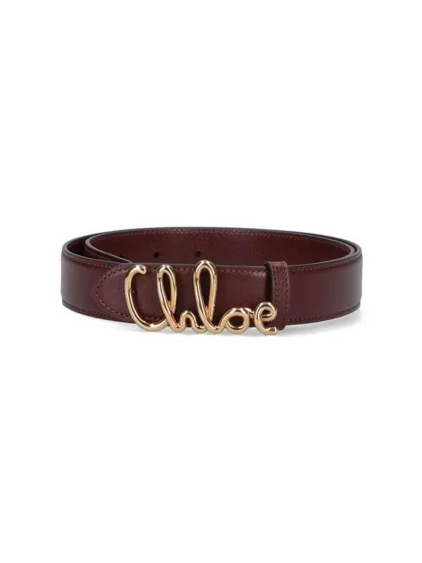 Chloé Iconic Belt - Brown