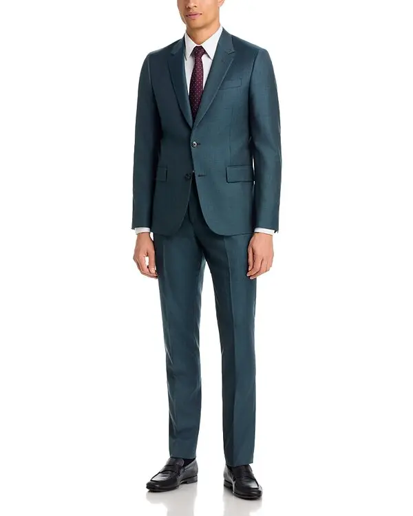 Paul Smith Soho Canvas Sharkskin Extra Slim Fit Suit - Green