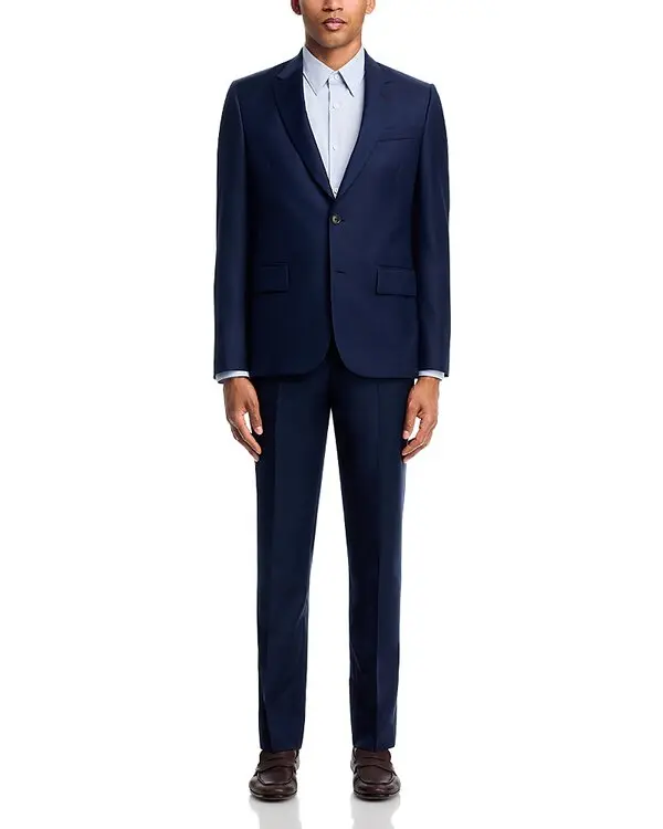 Paul Smith Soho Canvas Sharkskin Extra Slim Fit Suit - Navy