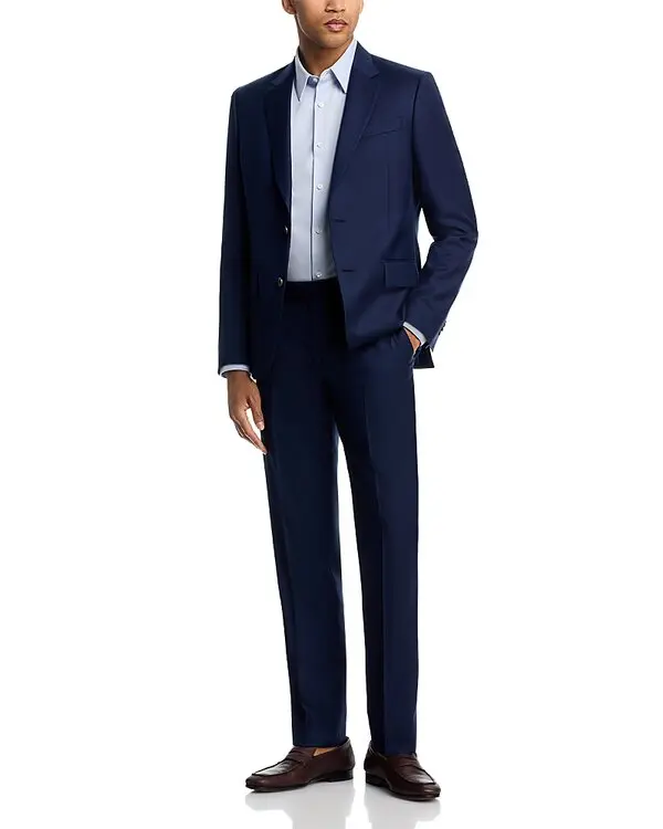 Paul Smith Soho Canvas Sharkskin Extra Slim Fit Suit - Navy