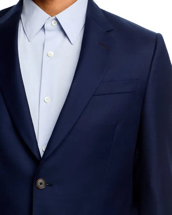 Paul Smith Soho Canvas Sharkskin Extra Slim Fit Suit - Navy