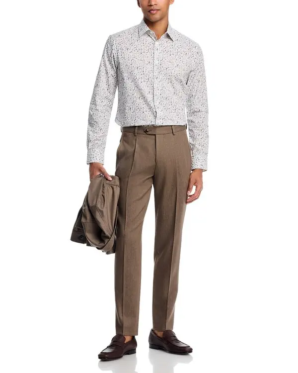 Paul Smith Tailored Fit Garden Print Shirt - Lilac