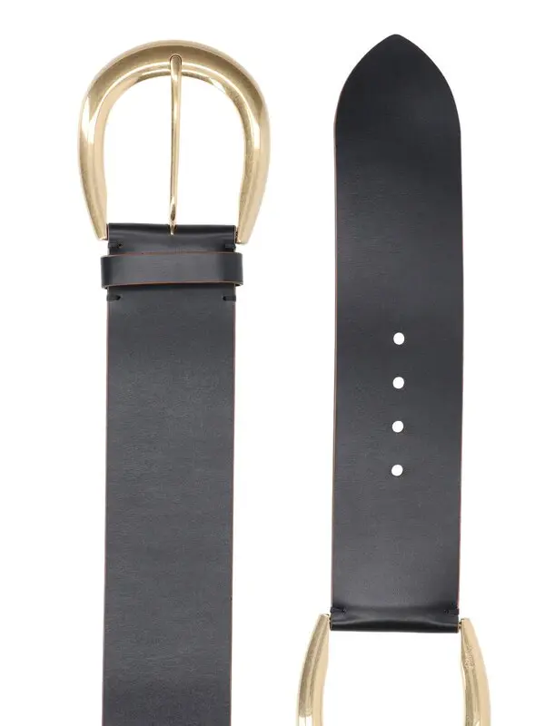 Chloé Leather Belt With Buckle