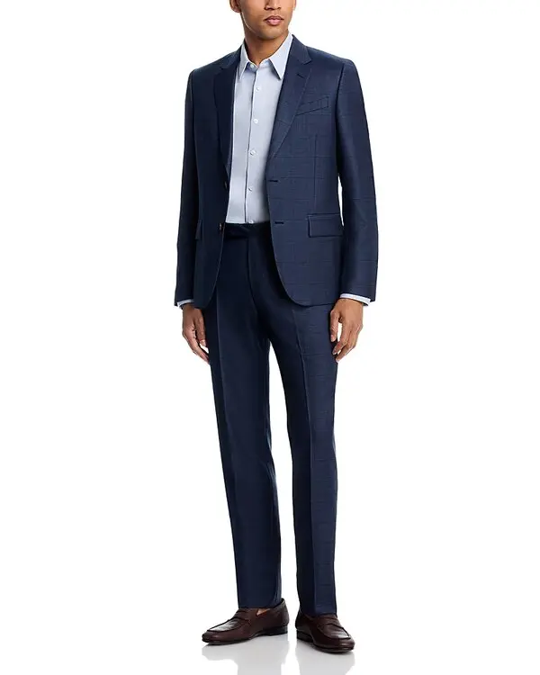 Paul Smith Soho Canvas Plaid Extra Slim Fit Suit - Navy