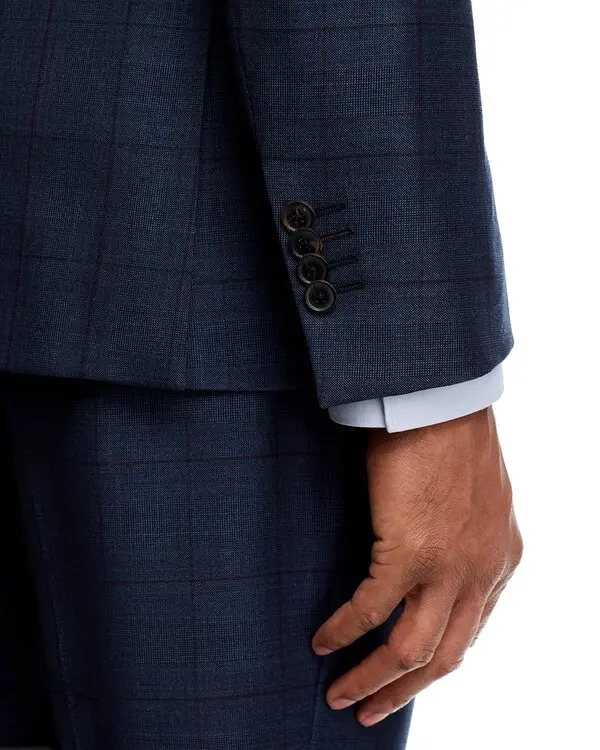Paul Smith Soho Canvas Plaid Extra Slim Fit Suit - Navy