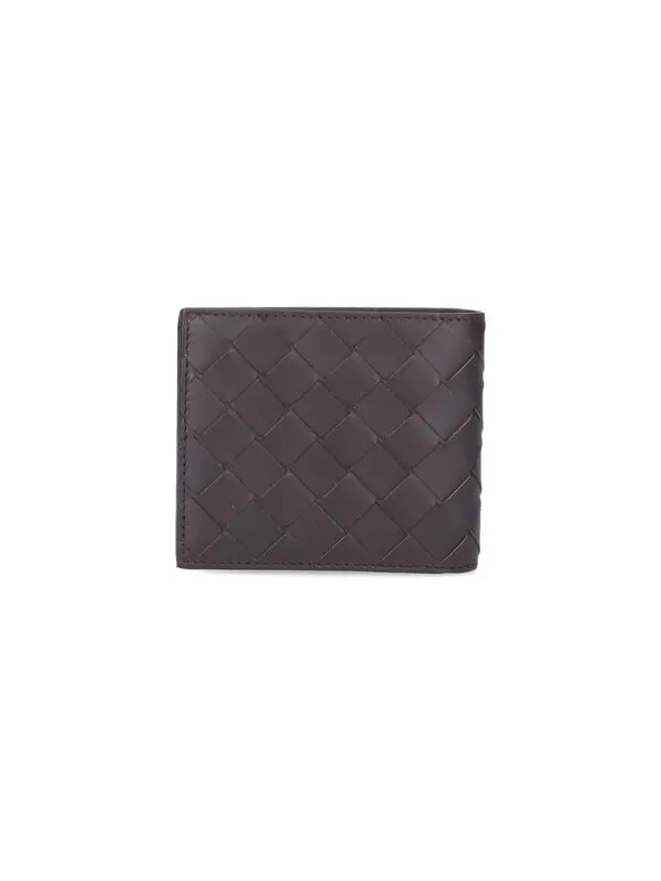 Bottega Veneta Cable Pattern Bifold Wallet