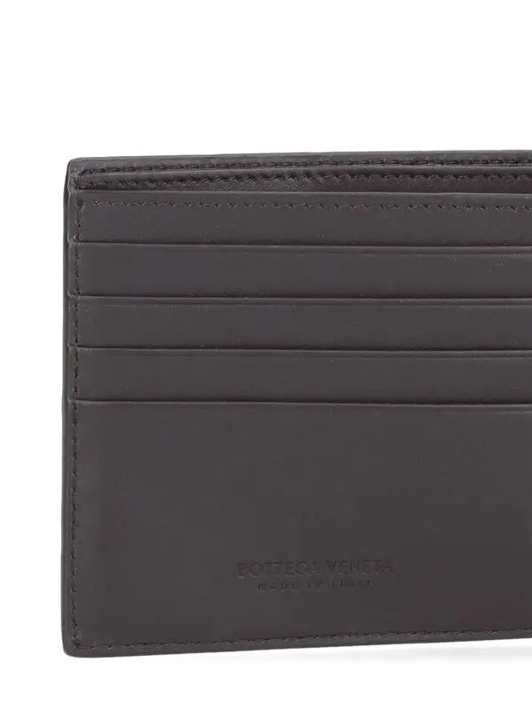 Bottega Veneta Cable Pattern Bifold Wallet