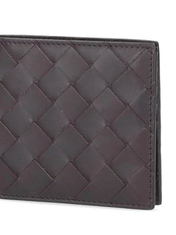 Bottega Veneta Cable Pattern Bifold Wallet