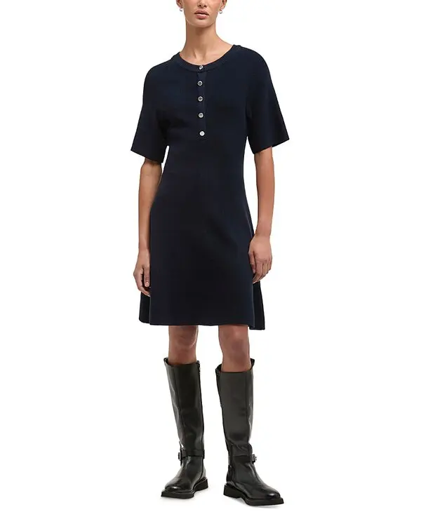 Barbour Camille Short Sleeve Dress - Dark Navy