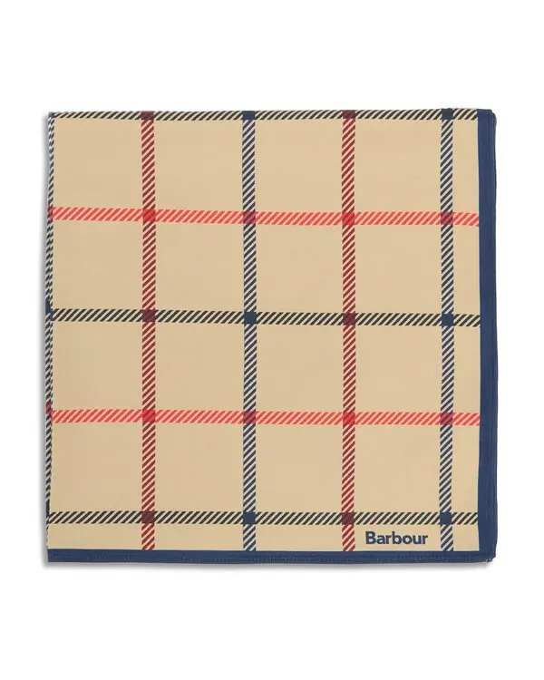 Barbour Mackworth Large Check Polyester Scarf