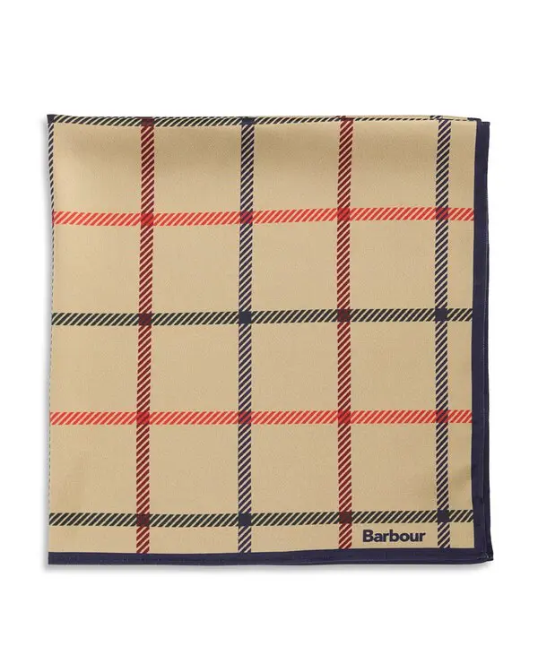 Barbour Mackworth Large Check Polyester Scarf