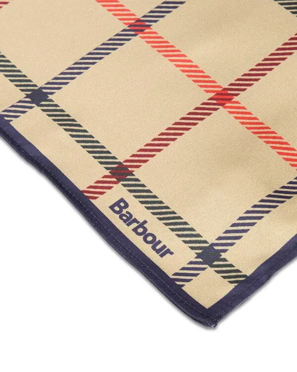 Barbour Mackworth Large Check Polyester Scarf