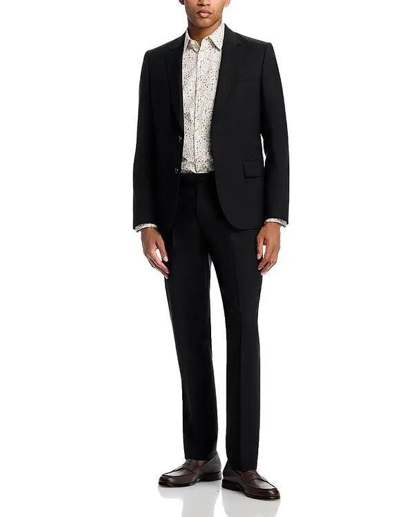 Paul Smith Soho Wool And Mohair Extra Slim Fit Suit - Black