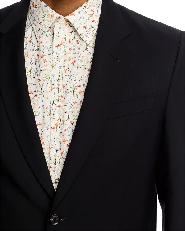 Paul Smith Soho Wool And Mohair Extra Slim Fit Suit - Black