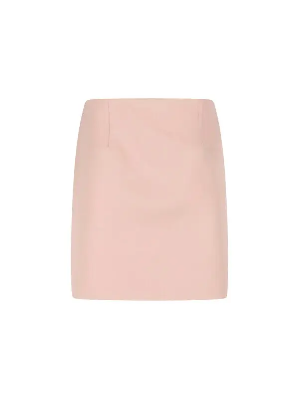 Chloé Satin Mini Skirt - Pink