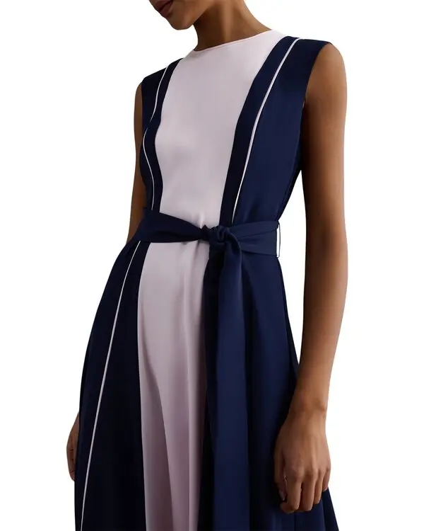 HOBBS LONDON Louise Midi Dress - Midnight Pink