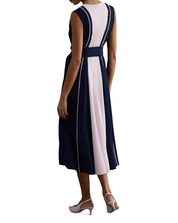 HOBBS LONDON Louise Midi Dress - Midnight Pink
