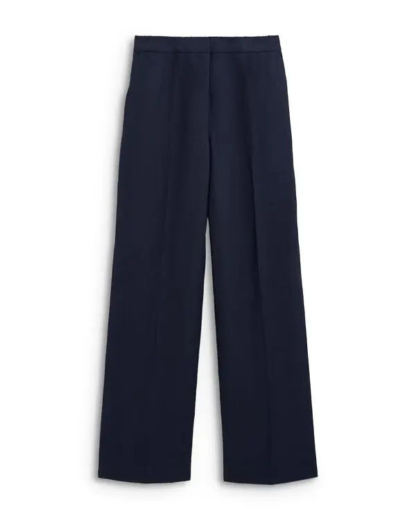 HOBBS LONDON Petite Alessia Linen Wide Leg Trousers
