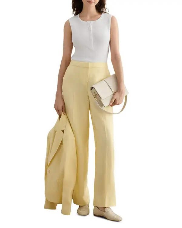 HOBBS LONDON Adalee Linen Pants
