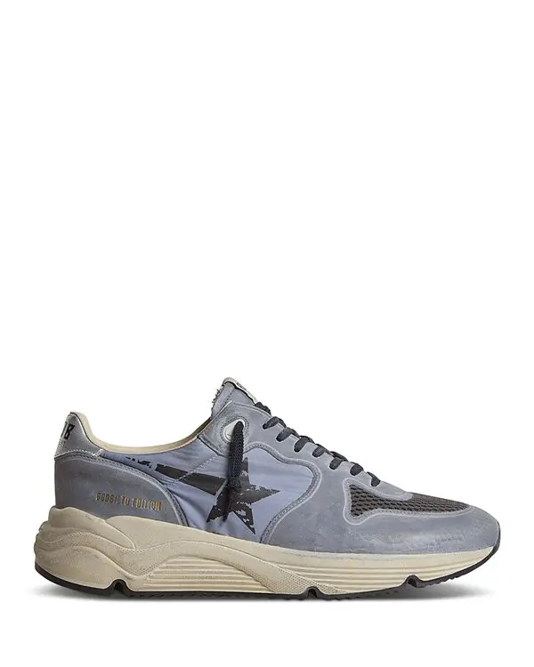 GOLDEN GOOSE Running Sneakers - Blue Denim