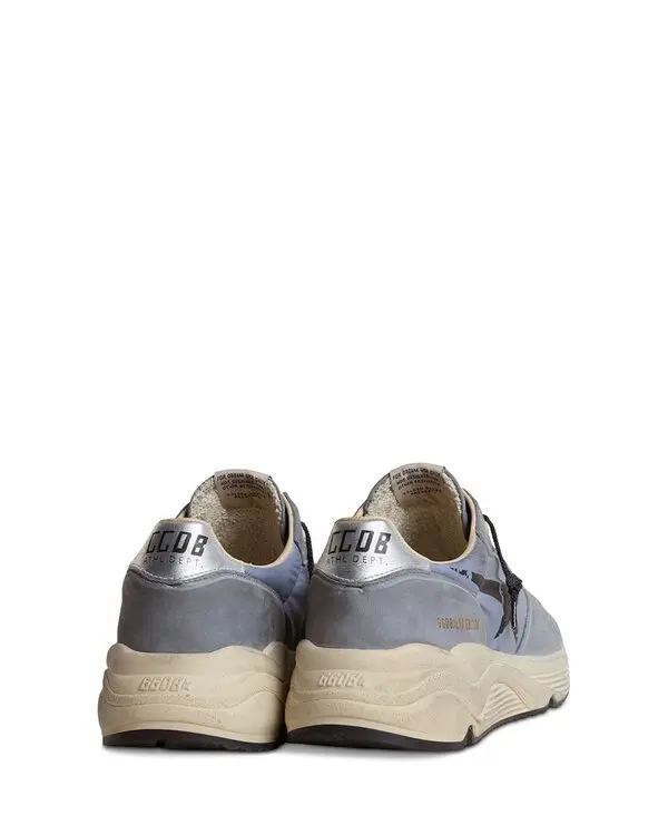 GOLDEN GOOSE Running Sneakers - Blue Denim
