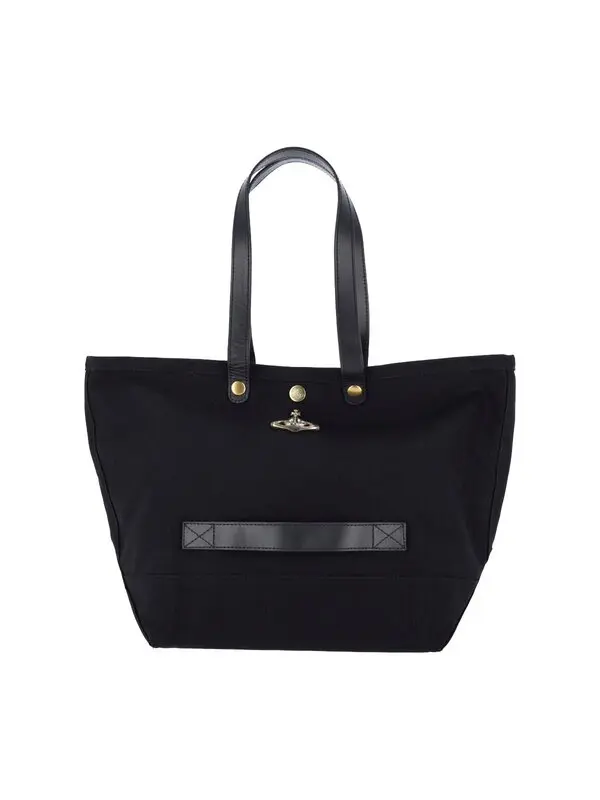 VIVIENNE WESTWOOD Small Tote Bag "utility - Black